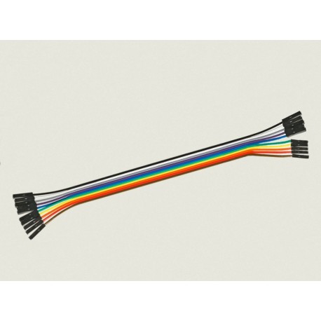 Cable Hembra Hembra 10 x 1 pin 20cm Female - Female Jumper Cables for ...